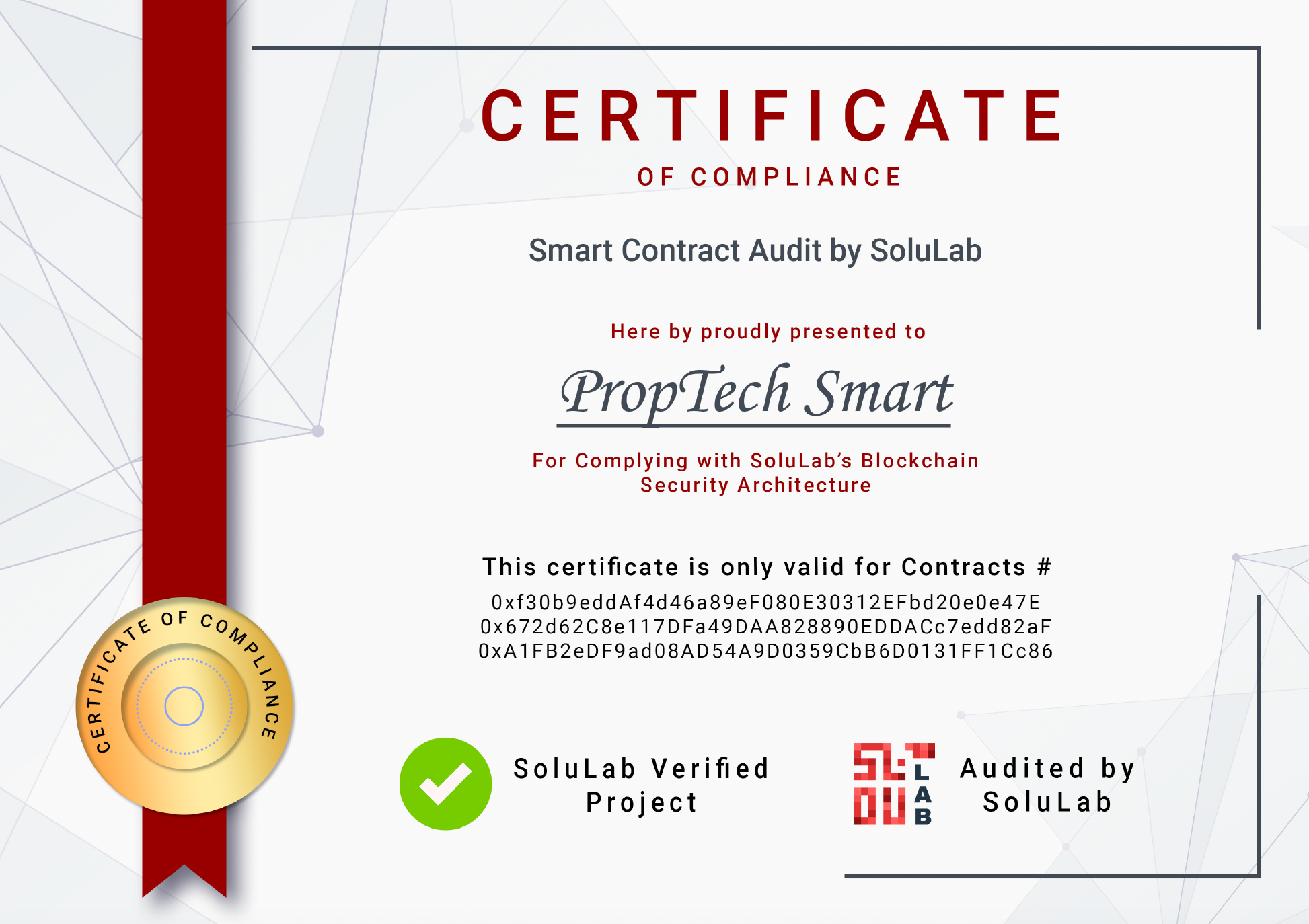 Smart Contract – PropTech Smart